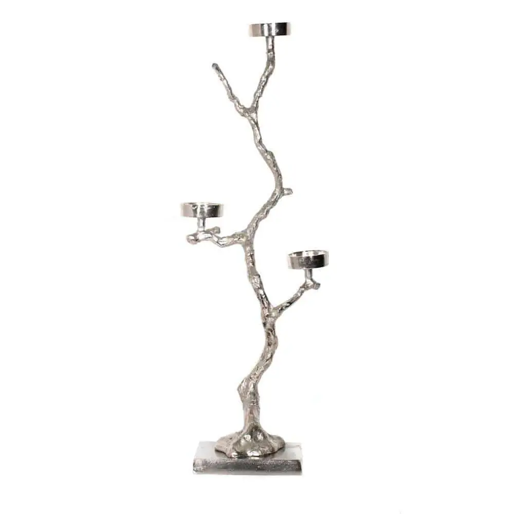 Add Elegance to Your Home with the Nickel Aluminum 3 Votive Tree | Buy ...
